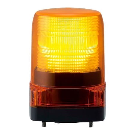 Patlite Usa Corporation Patlite LFH-24-Y LED Signal Light, Outdoor Rated, Amber Light, DC24V LFH ...